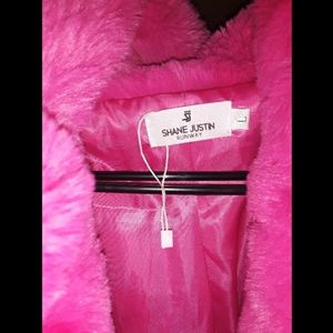Shane Justin | Jackets & Coats | Shane Justin Vegan Fur Coat | Poshmark